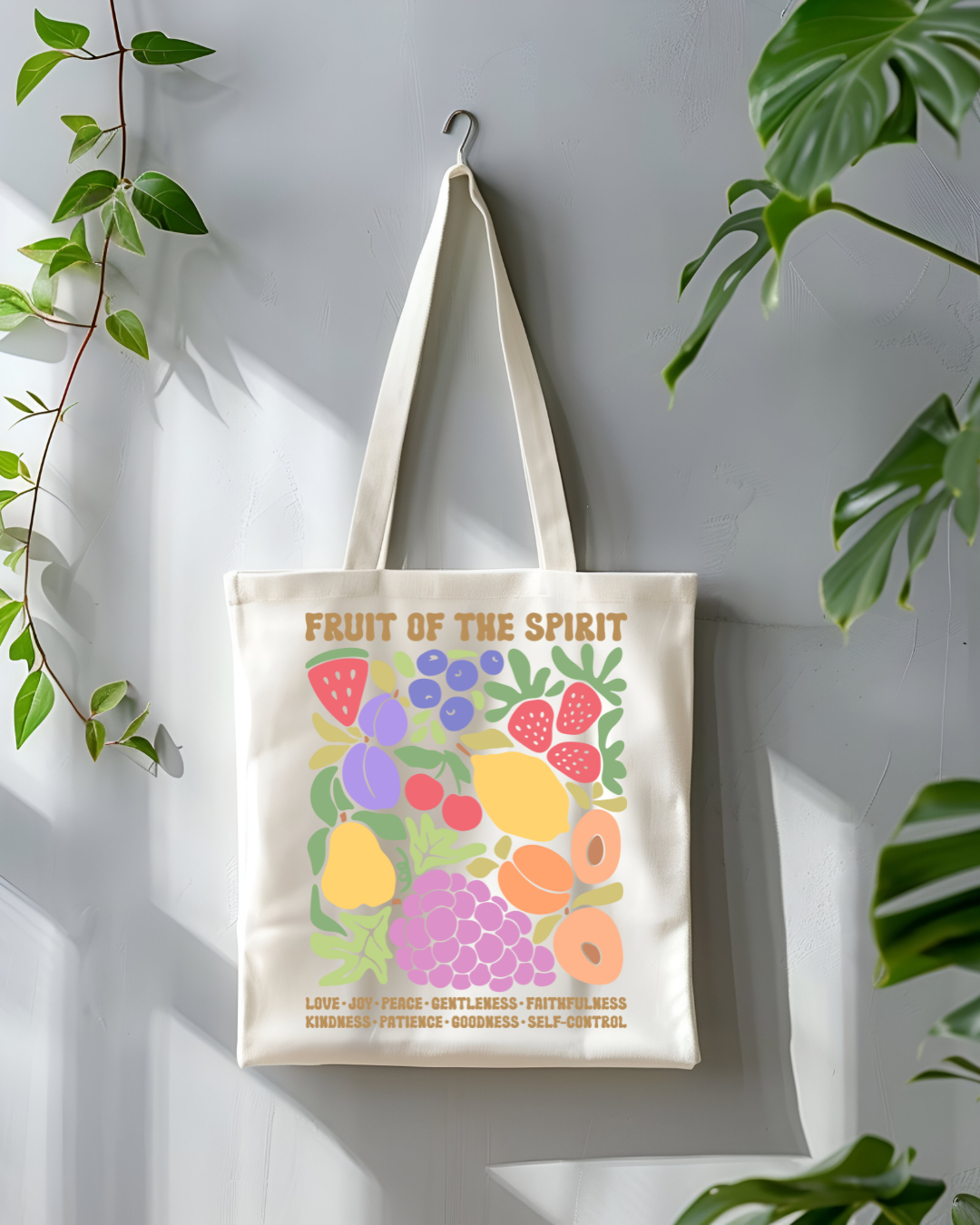 Fruit of the Spirit Tote – HoneyB's Tees & More